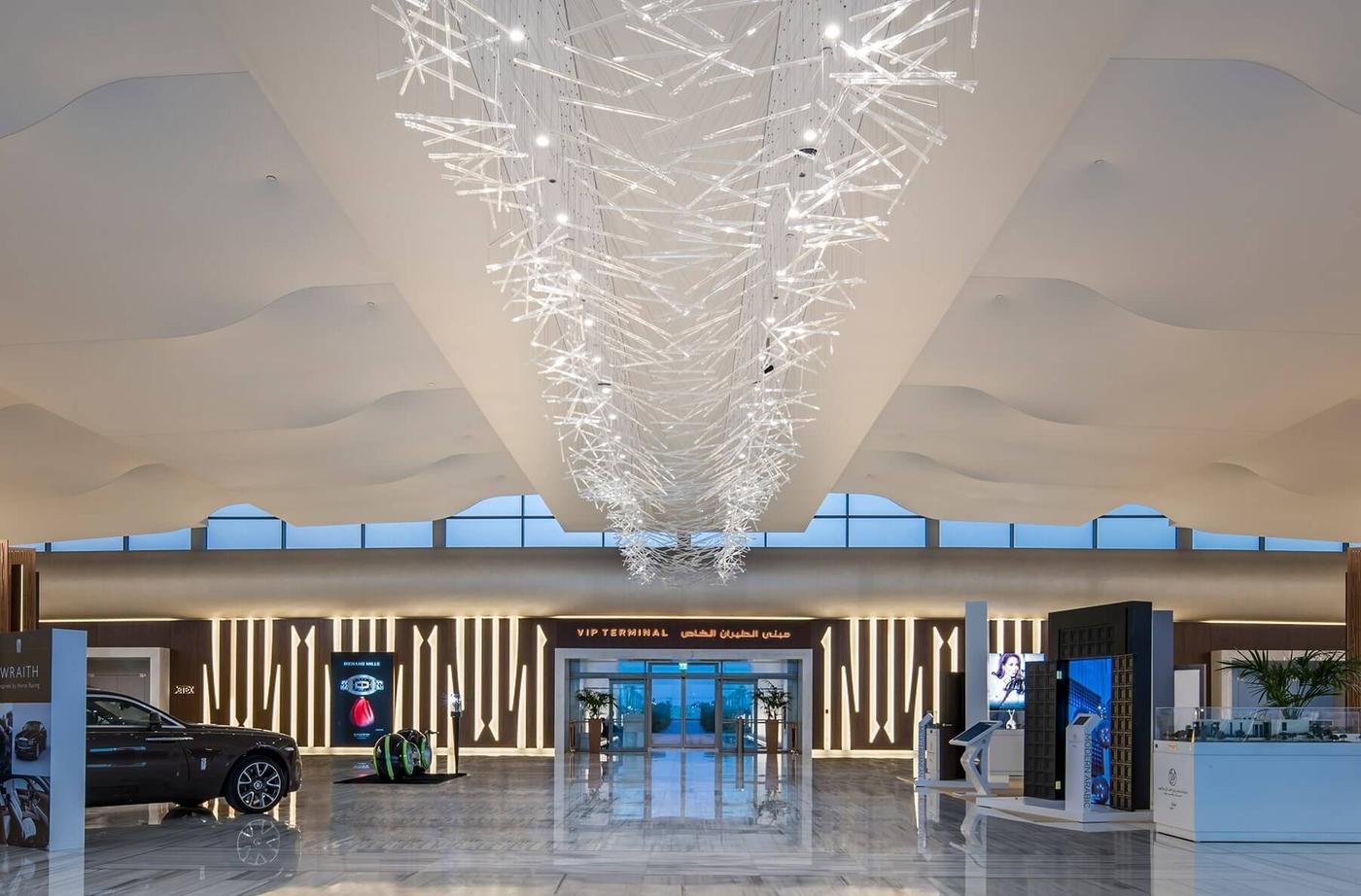Jetex FBO VIP Terminal | Sans Souci Lighting