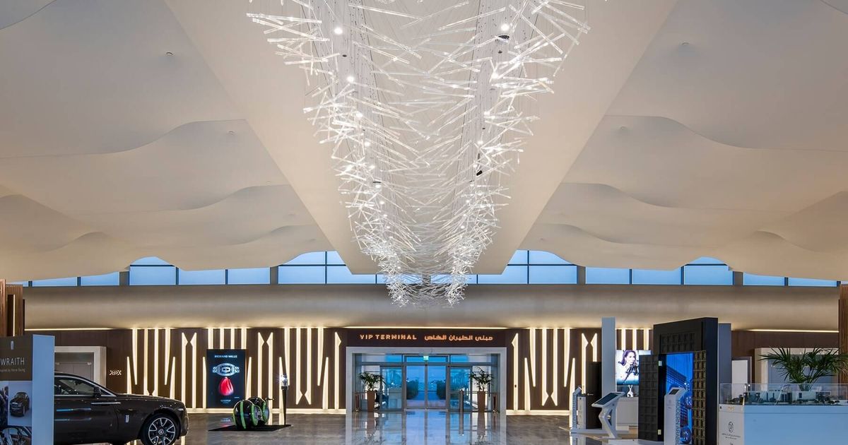 Jetex FBO VIP Terminal | Sans Souci Lighting