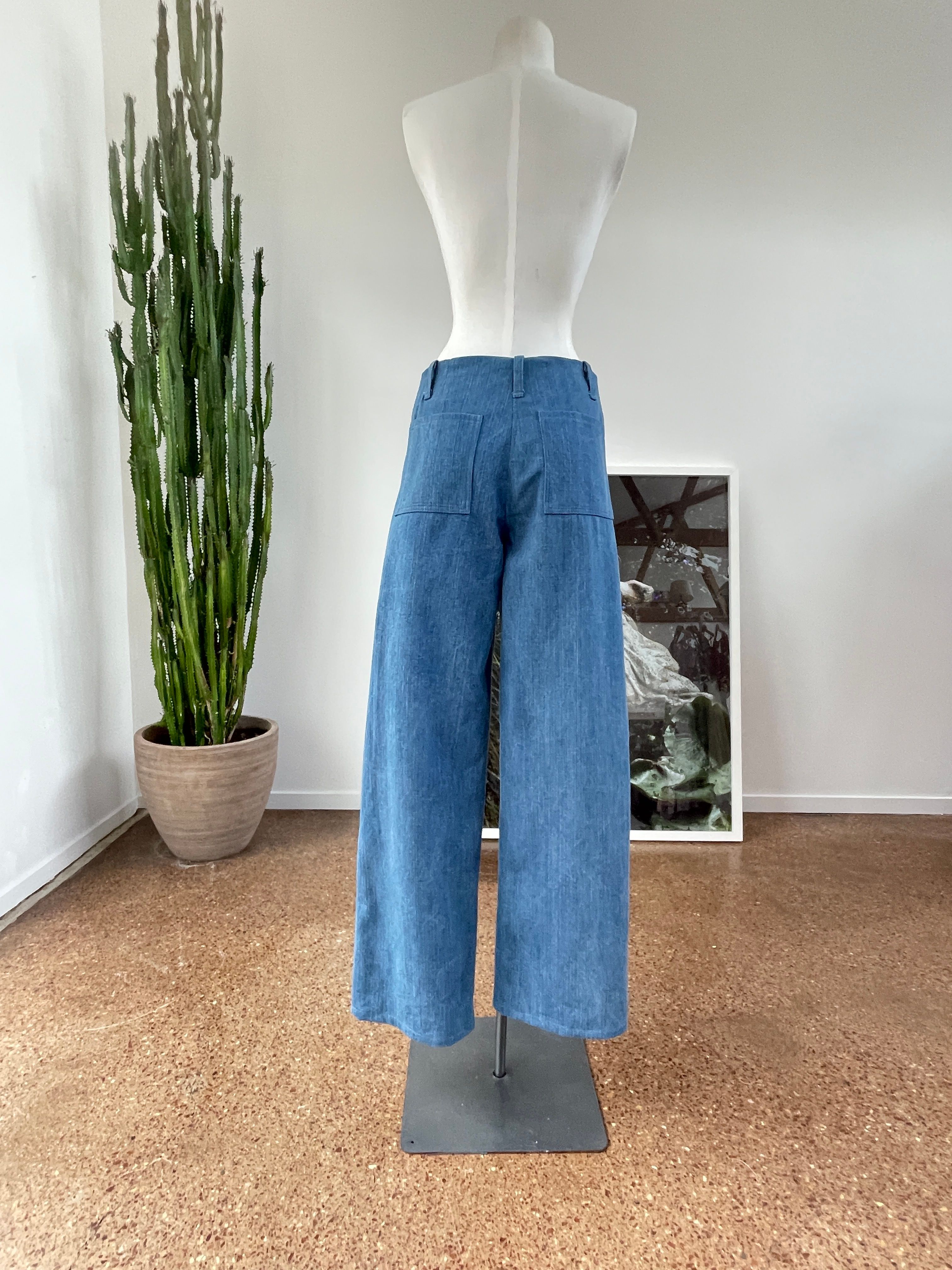 Ingrid Starnes - Sample - Suki jeans, blue denim