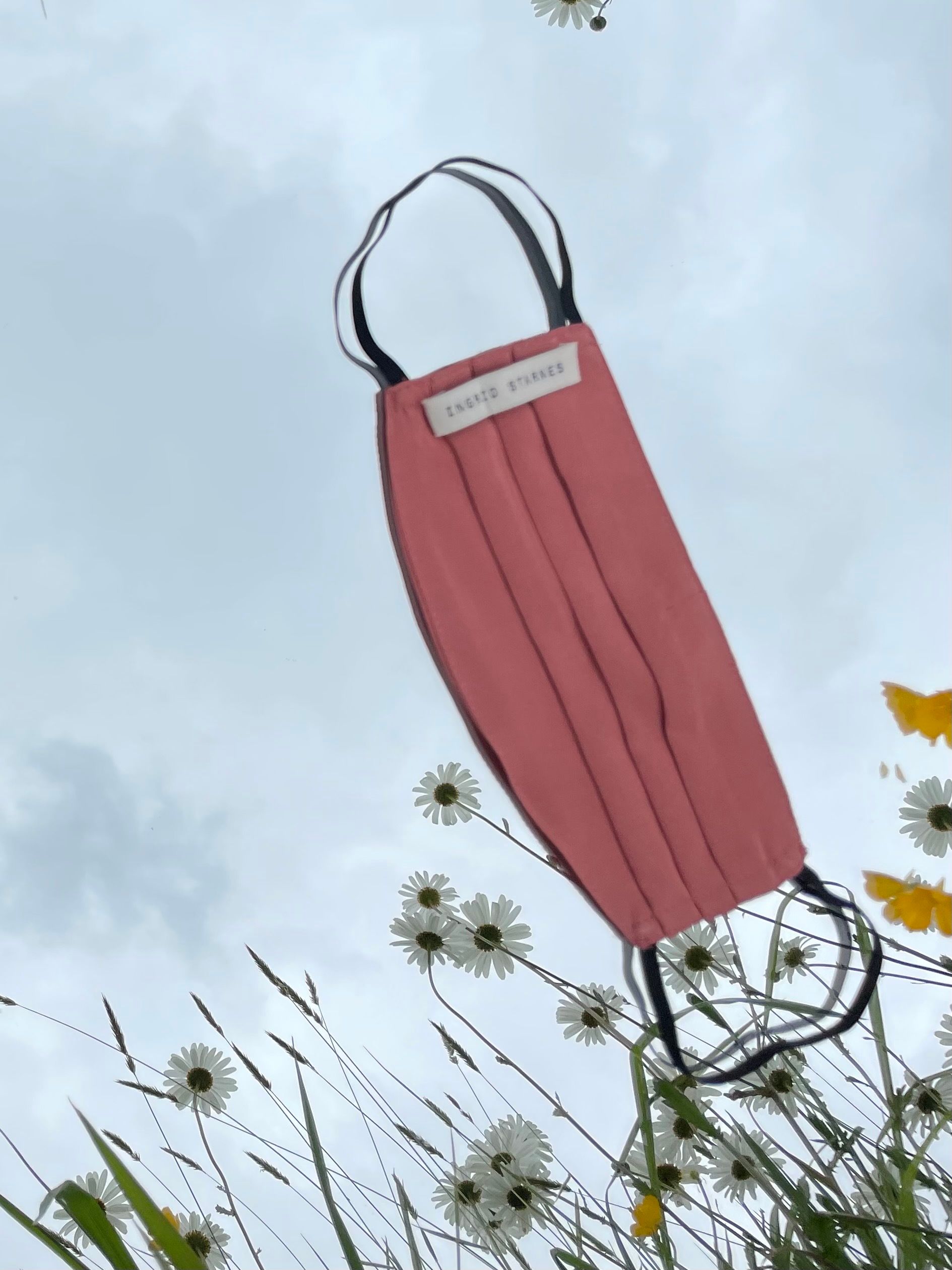 Ingrid Starnes - Coral silk mask