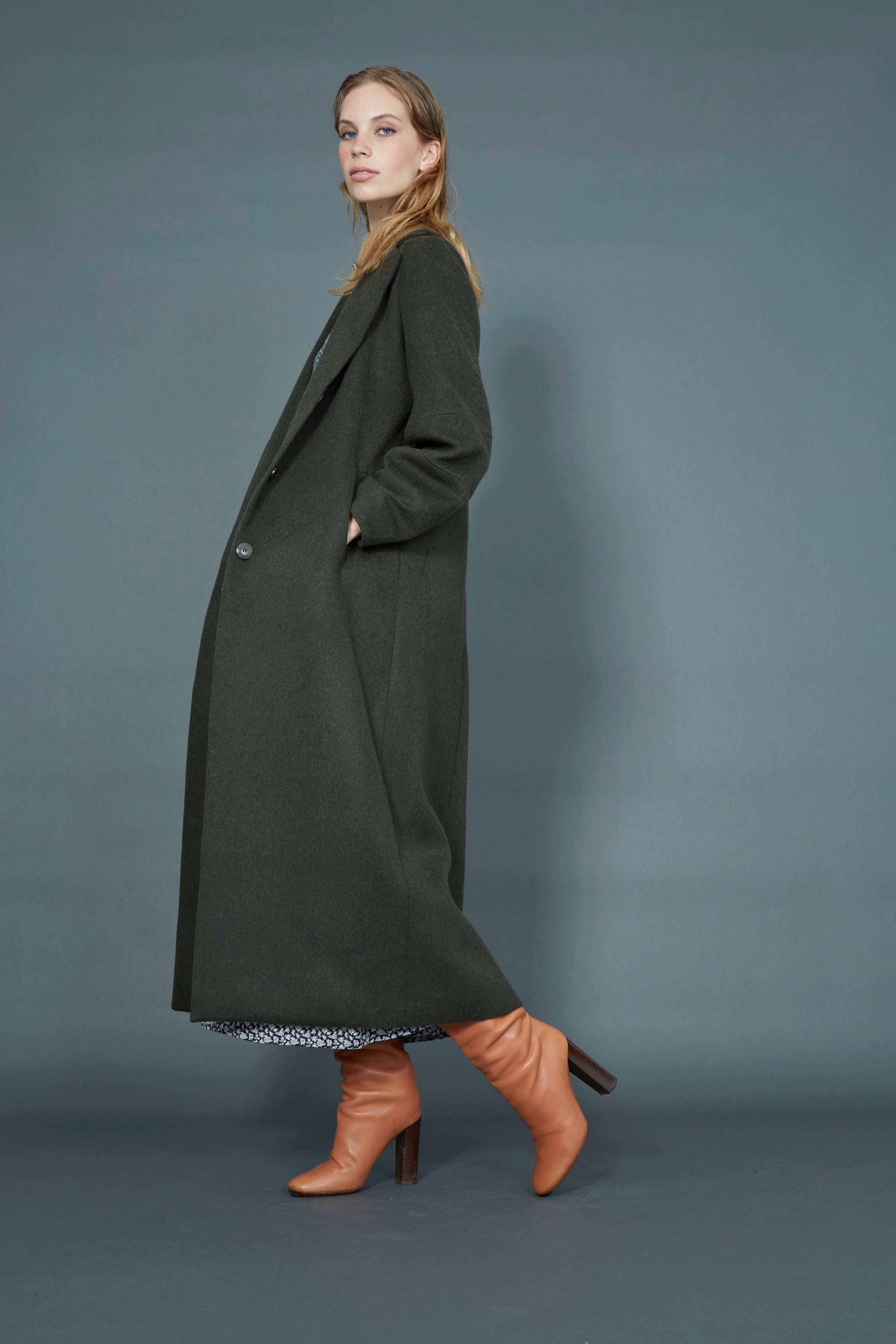 Ingrid Starnes - Dive coat, Moss