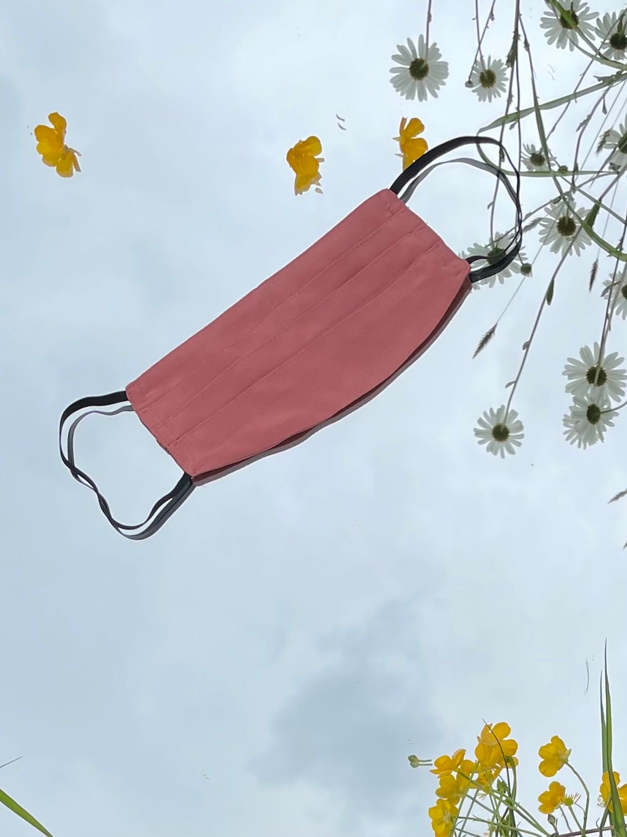 Ingrid Starnes - Coral silk mask