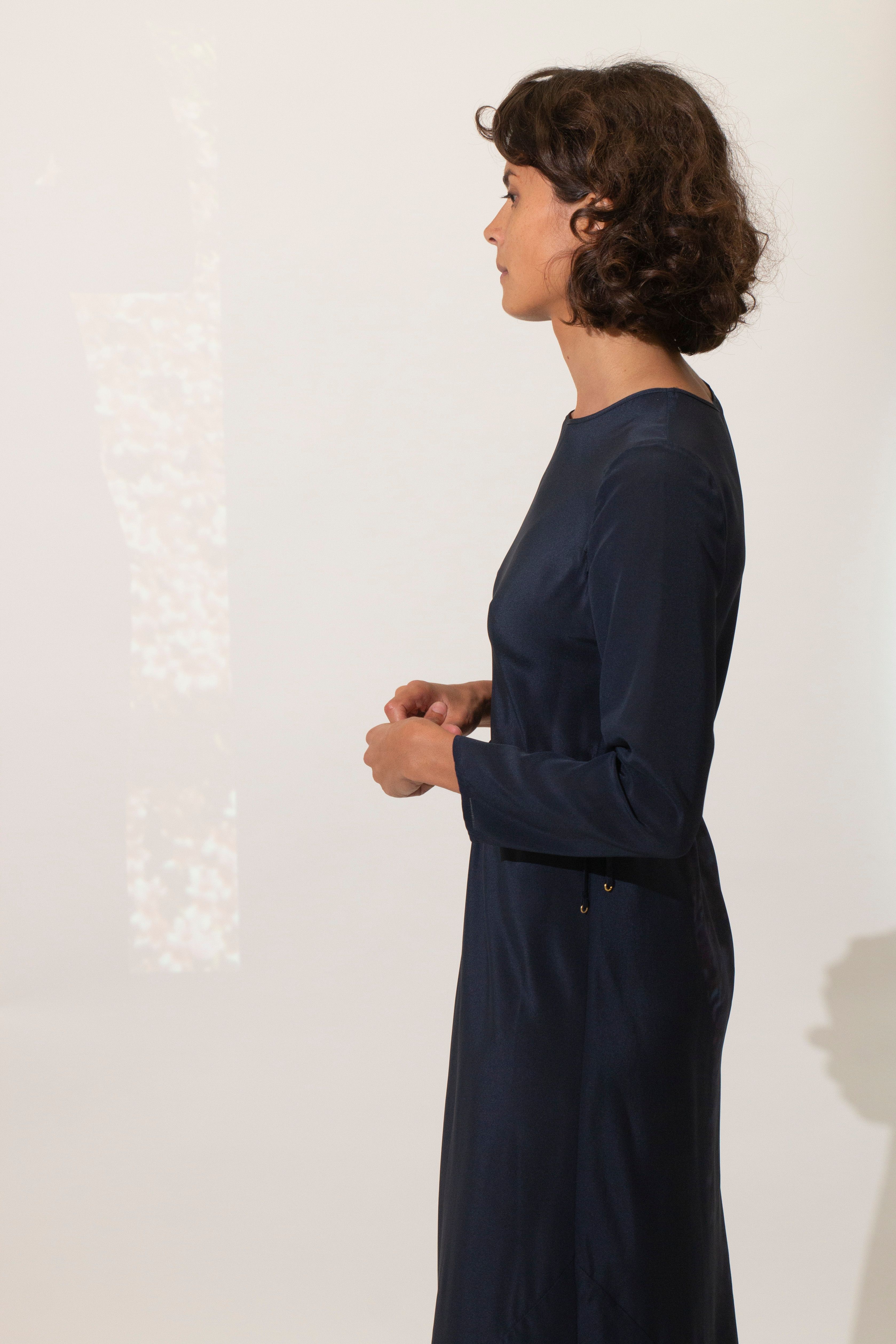 Ingrid Starnes - Lillas dress long, Ink