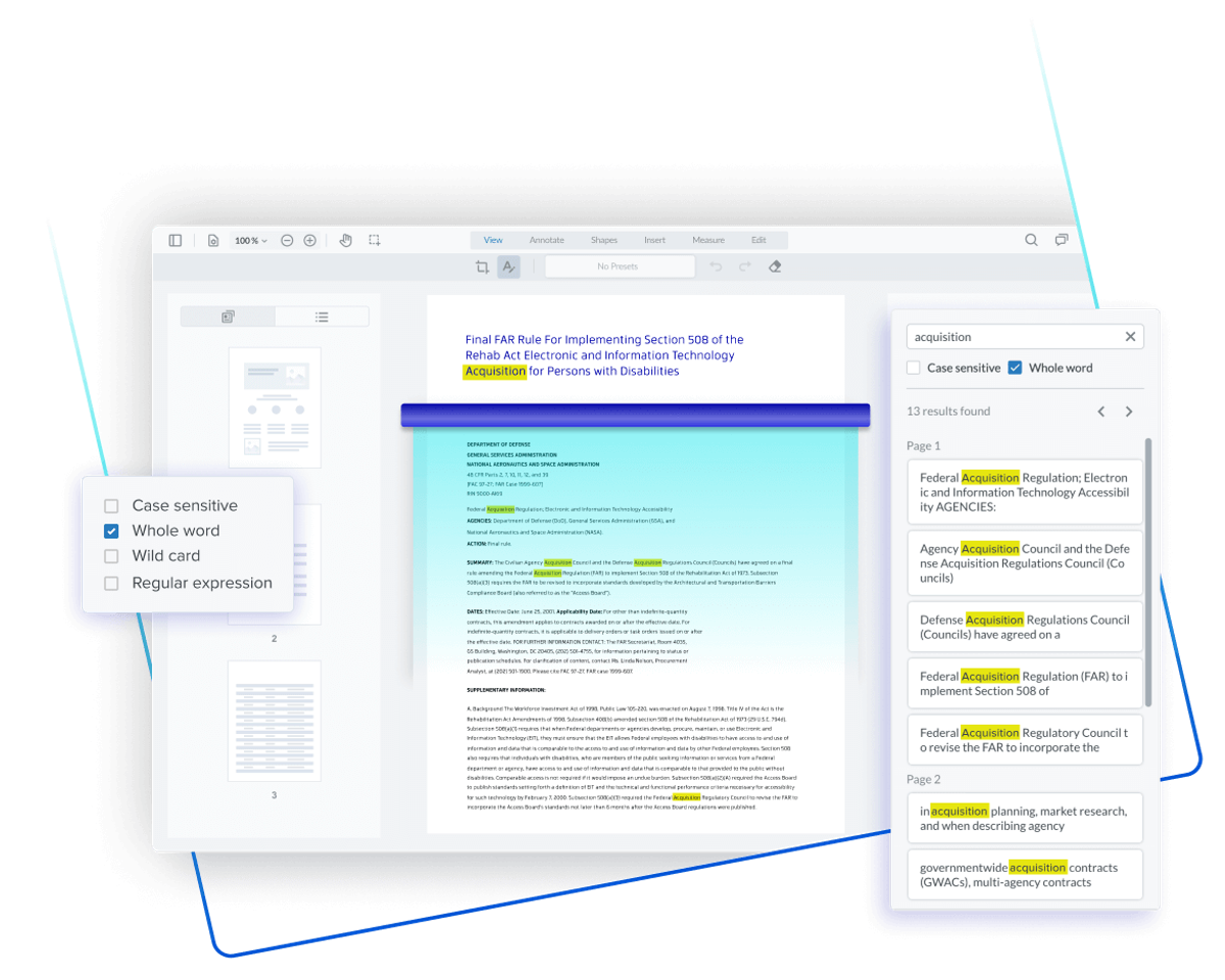 PDF Indexed Search Library | Apryse