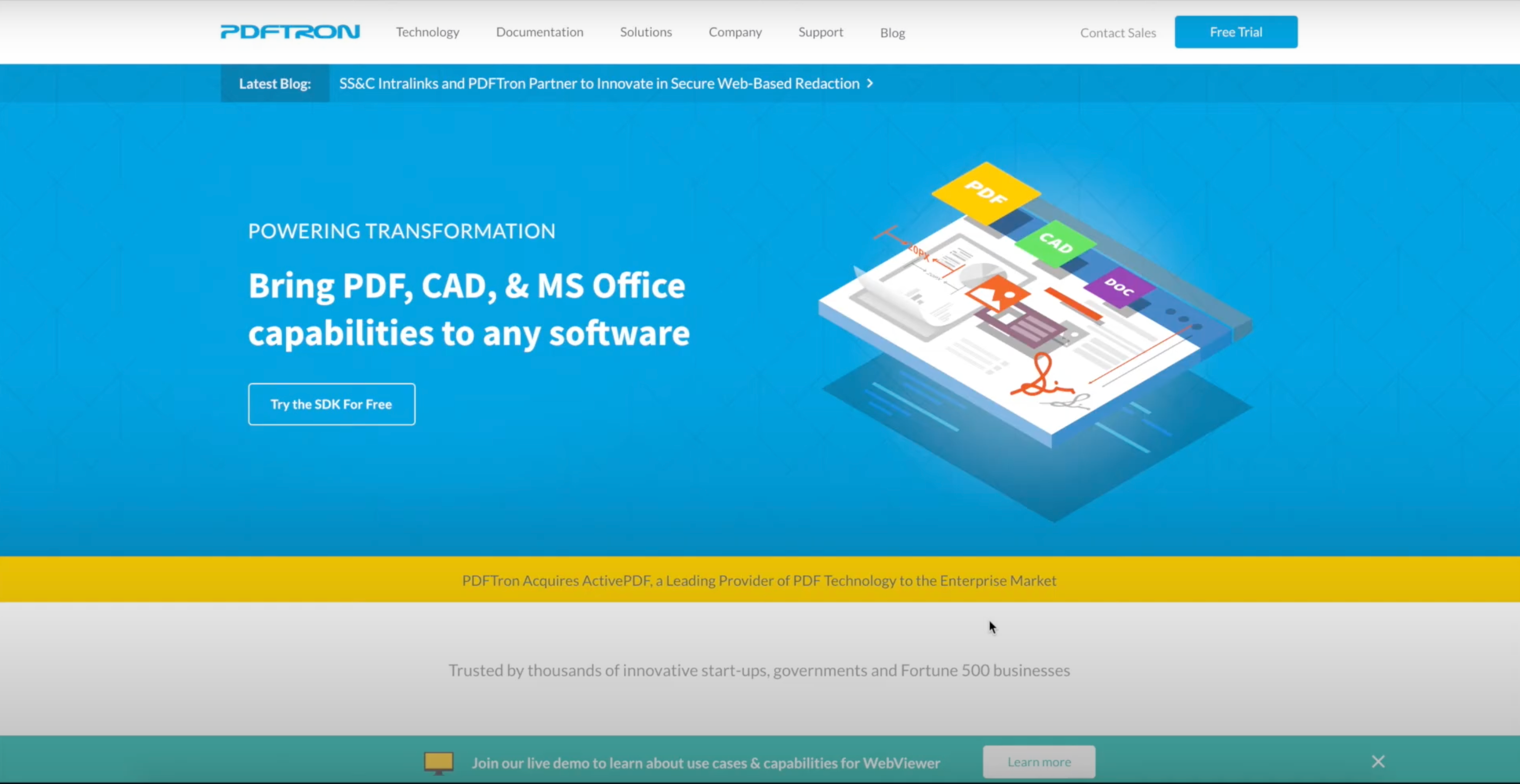 Apryse PDF SDK | Customizable PDF functionalities for all platforms