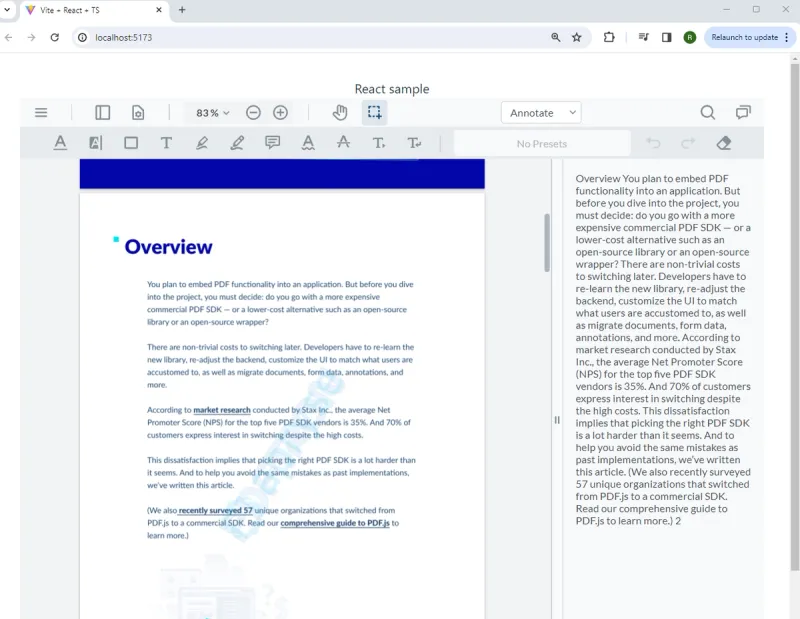 WebViewer UI Customization using TypeScript | Apryse WebViewer UI Customization using TypeScript | Apryse