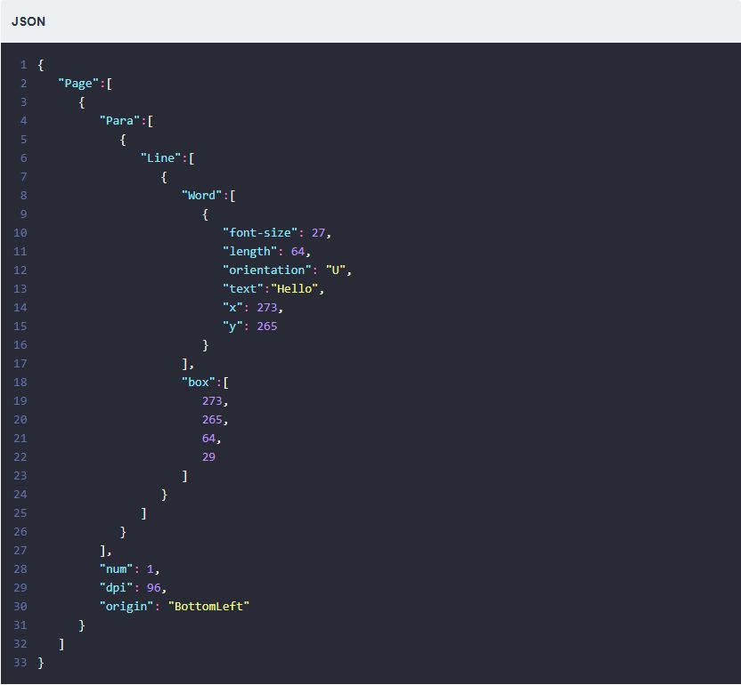 How to Extract OCR Using JSON | Apryse