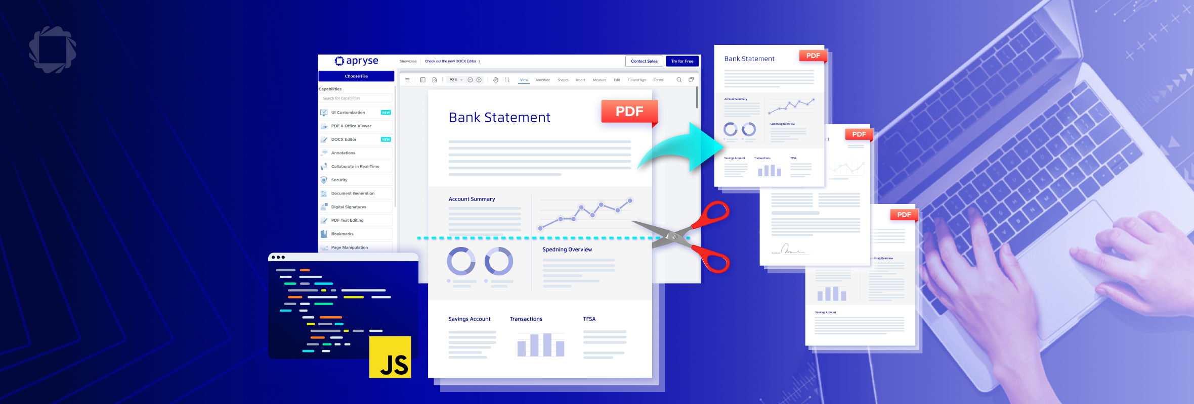 How to Merge, Split, and Reorder PDFs Using JavaScript | Apryse