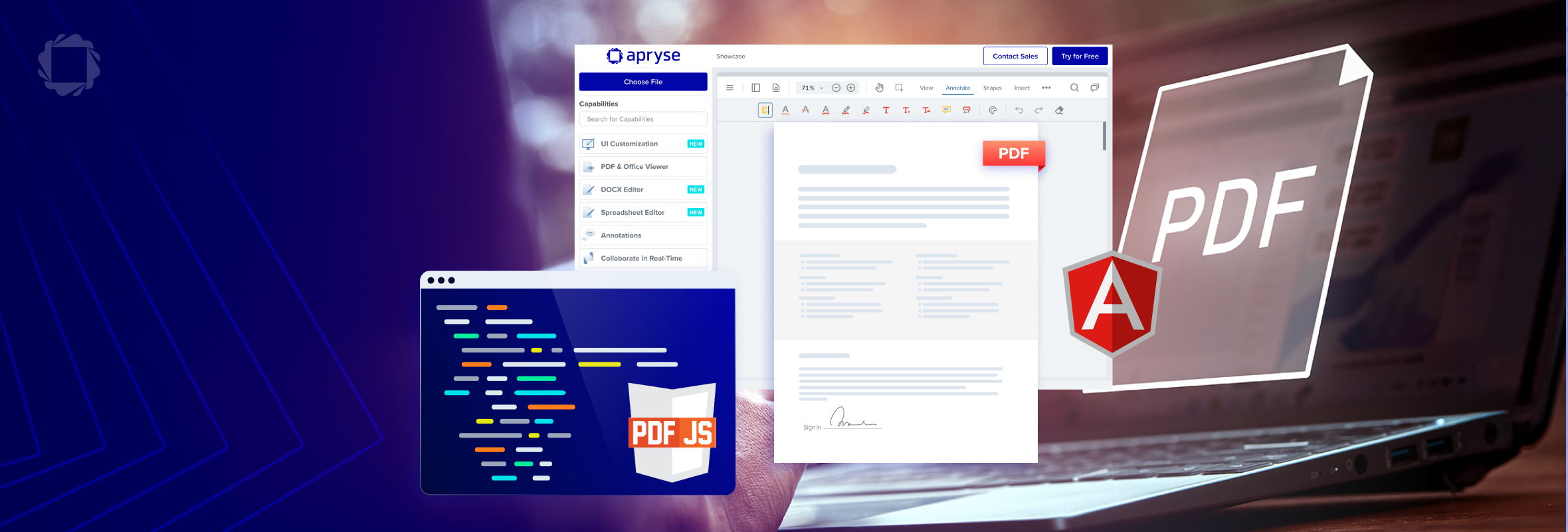 Build a Custom Angular PDF Viewer with PDF.js | Apryse