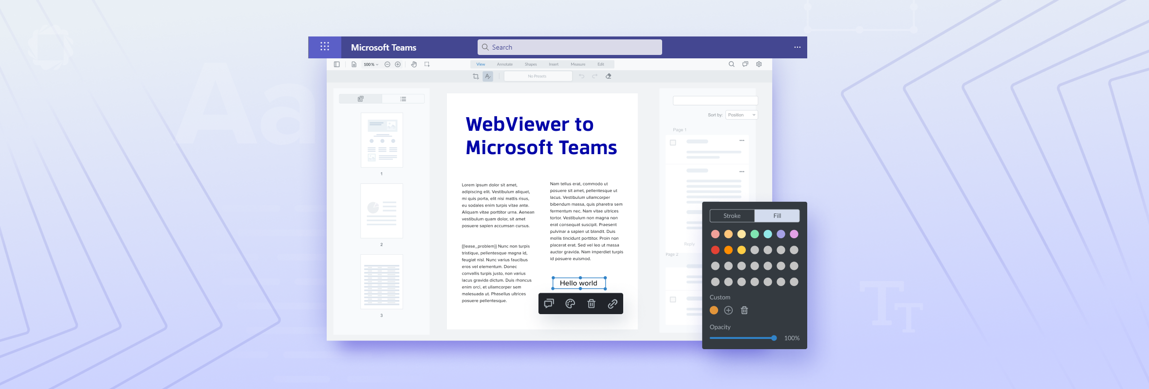How to View, Edit, and Annotate PDFs in Microsoft Teams | Apryse