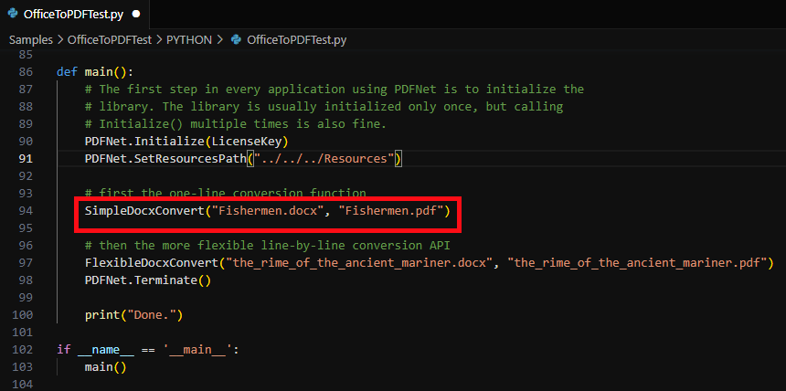 Convert Office DOCX, XLSX and PPTX to PDF without installing Office ...