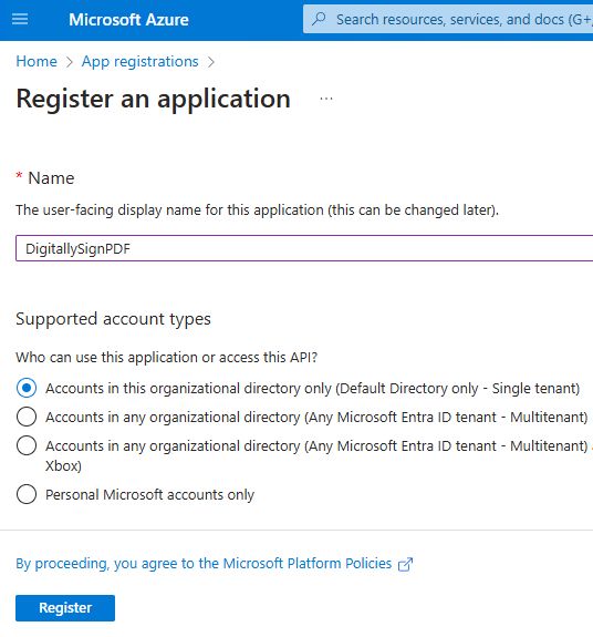 Digitally Sign PDFs with Azure Key Vault and Digital Signature SDK | Apryse