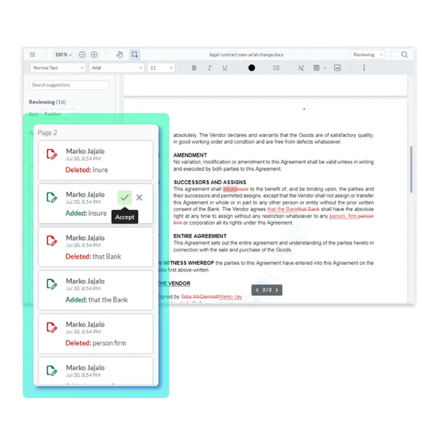 Javascript Docx Editor Sdk For Webviewer Apryse