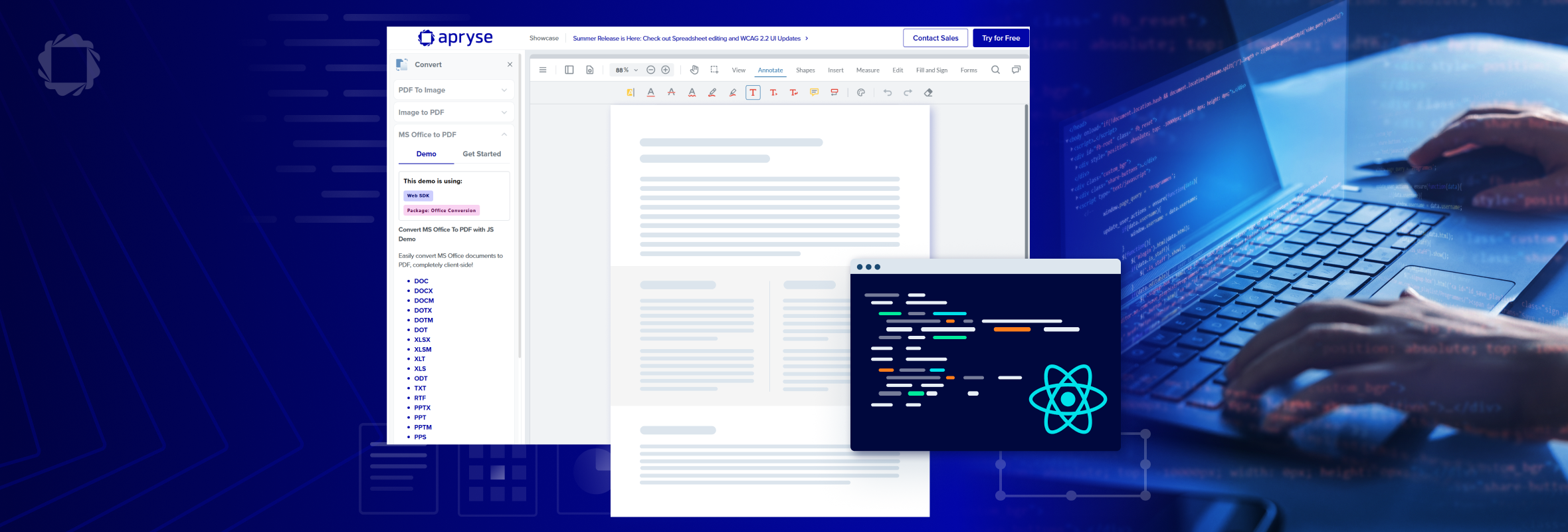 Convert DOCX to PDF Using JavaScript | Apryse