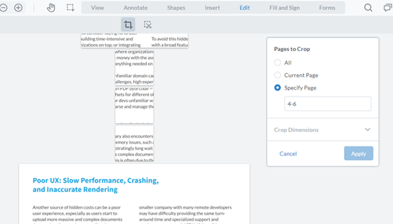 How to Snip and Crop Documents in WebViewer | Apryse