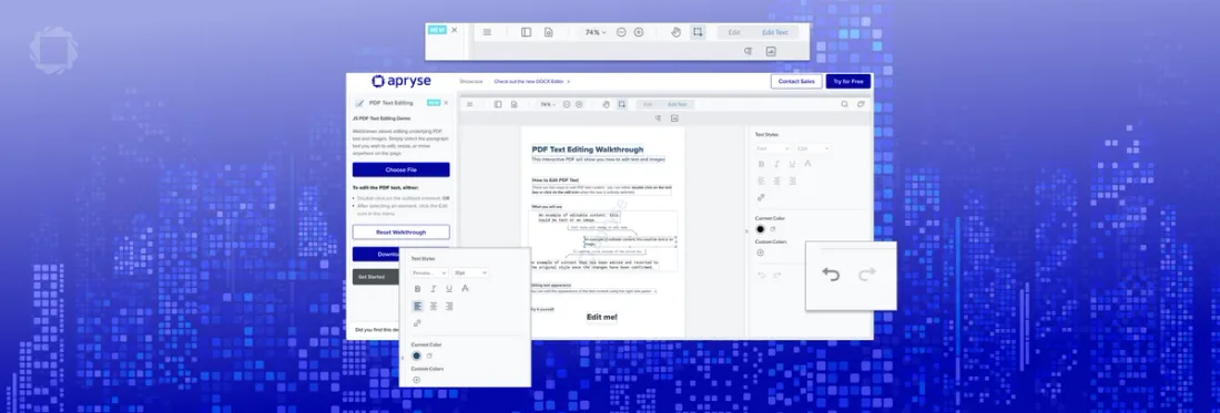 Transform Pdf Editing With Apryses Real Time Wysiwyg And Advanced Api