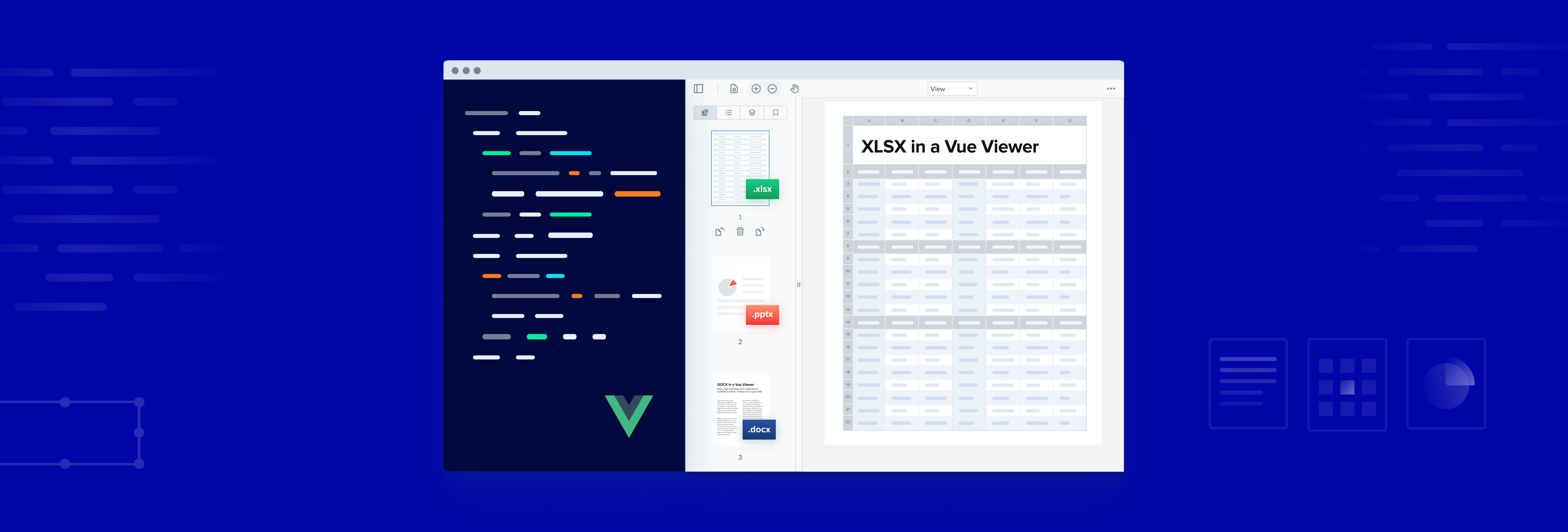 How To View Xlsx In A Vue Web App Apryse