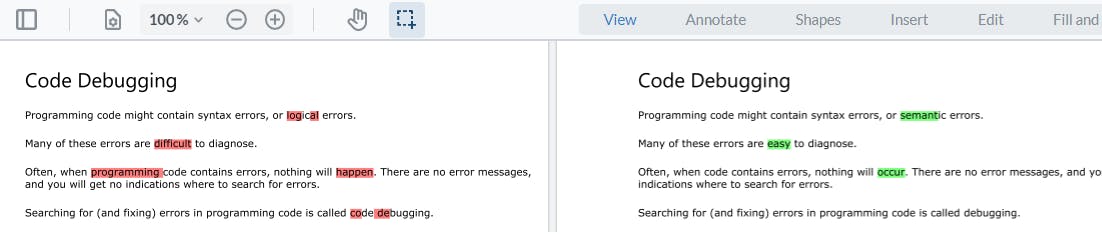 Revamped UX for Comparing and Viewing Documents | Apryse