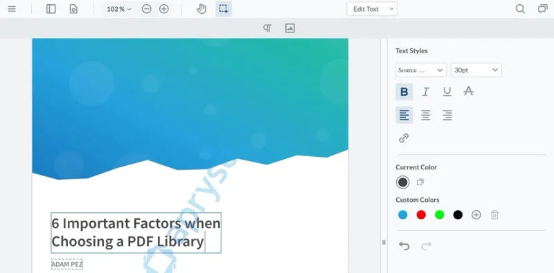 Transform Pdf Editing With Apryses Real Time Wysiwyg And Advanced Api