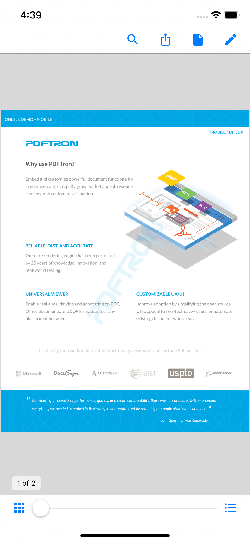 How to Add a PDF Viewer to a SwiftUI App | Apryse