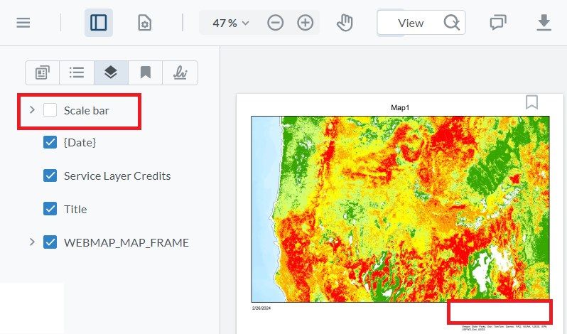 Customized Viewing: Multipage Nested PDF Layers for Documents