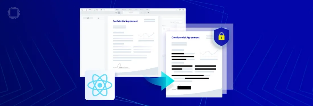 Pdf Redaction Using React Webviewer Apryse