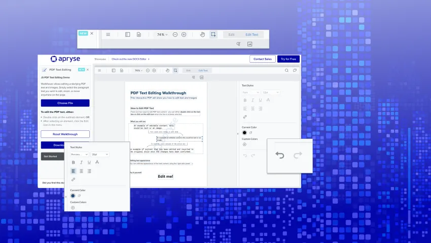 JavaScript DOCX Editor SDK for WebViewer | Apryse JavaScript DOCX Editor SDK for WebViewer | Apryse