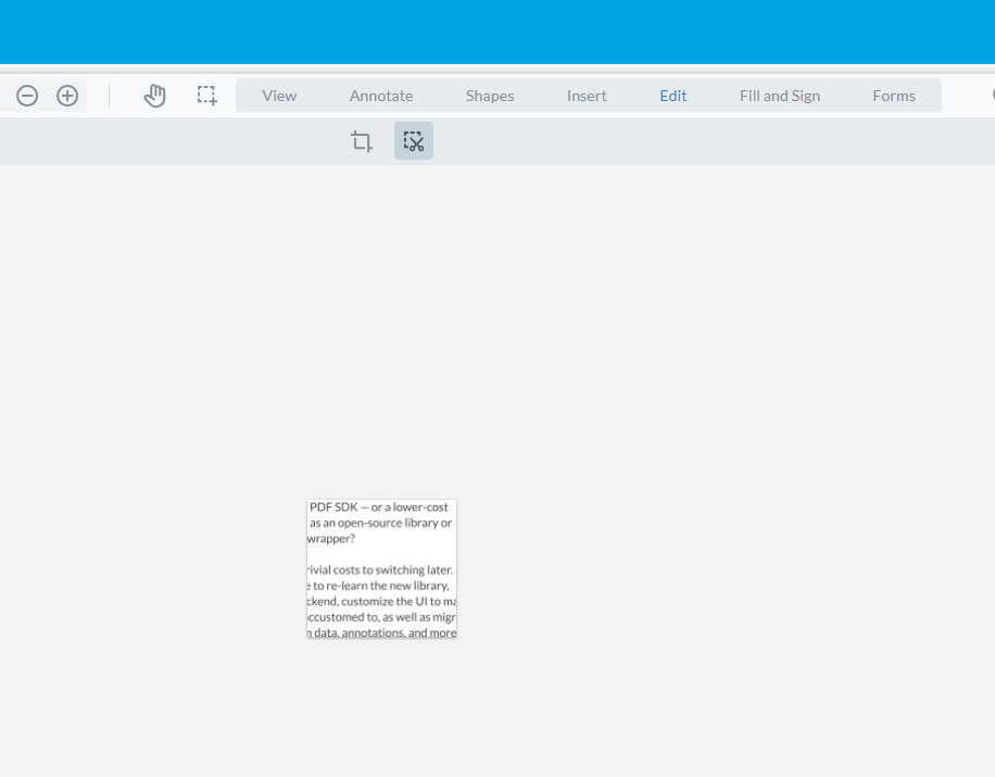 How to Snip and Crop Documents in WebViewer | Apryse
