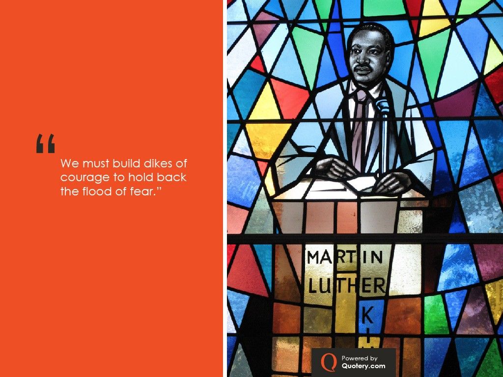 Quote by Martin Luther King (Jr.) - "We must build dikes of… | Quotery