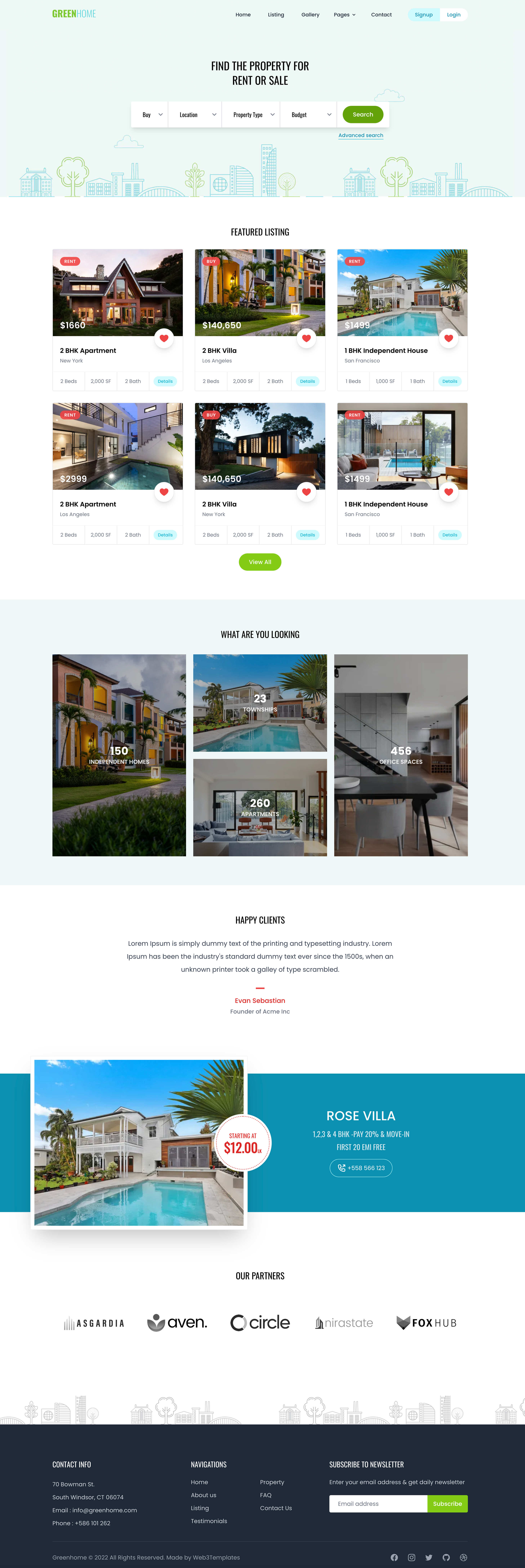 React.js Website Templates & Landing Pages — Web3Templates