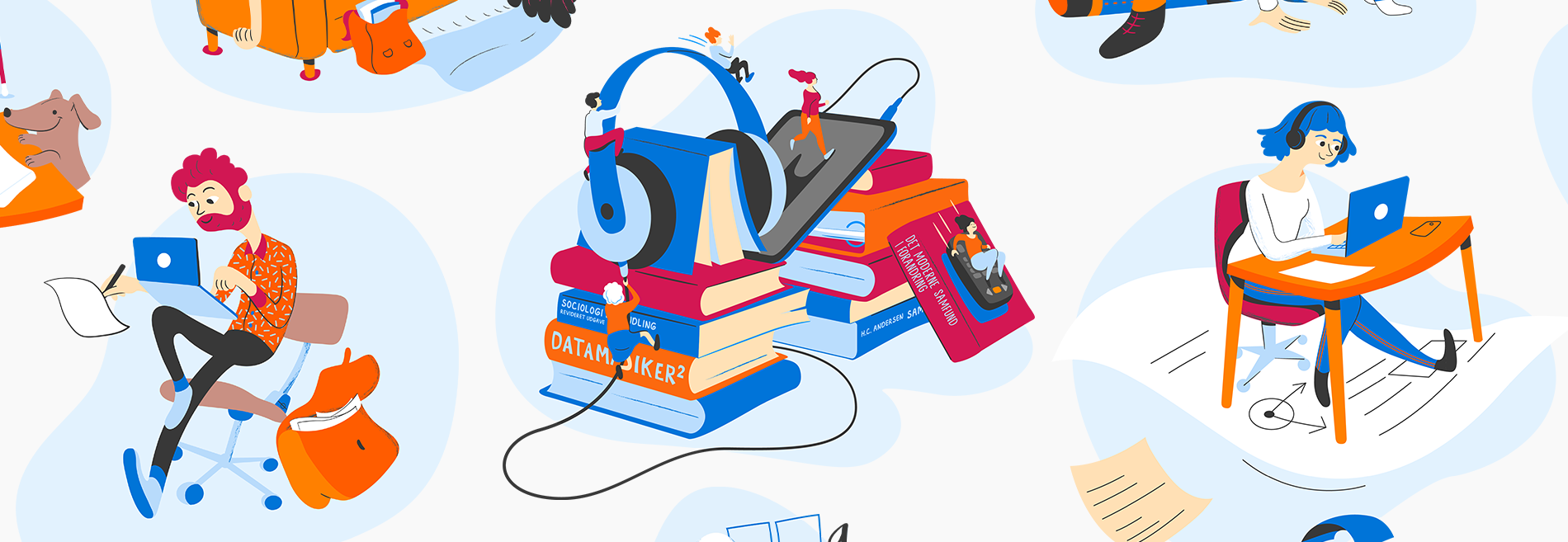 Illustration Style for Nota | Benny Box - Danish Motion Design Studio.