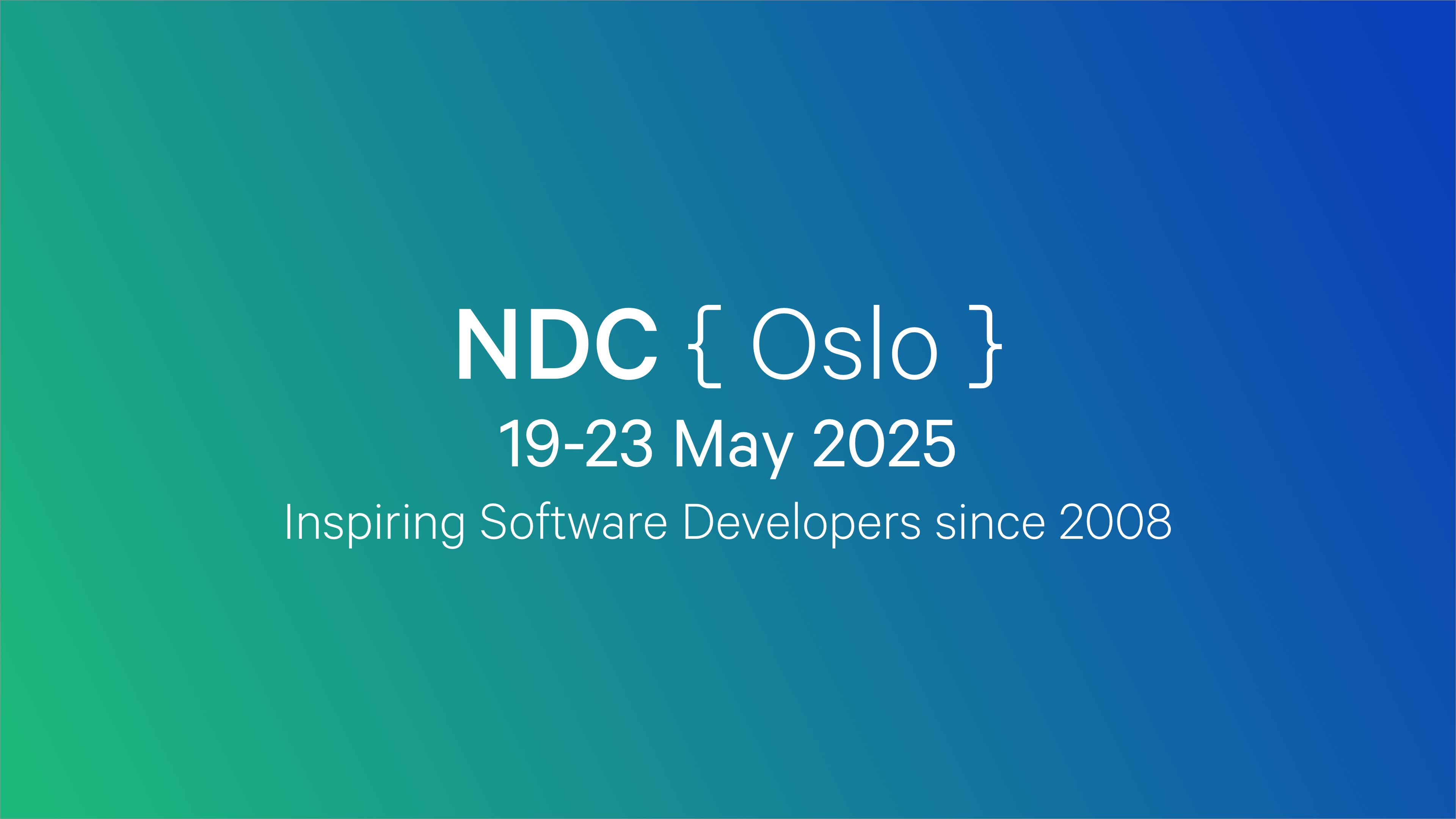 NDC Oslo 2025 | Conference for Software Developers