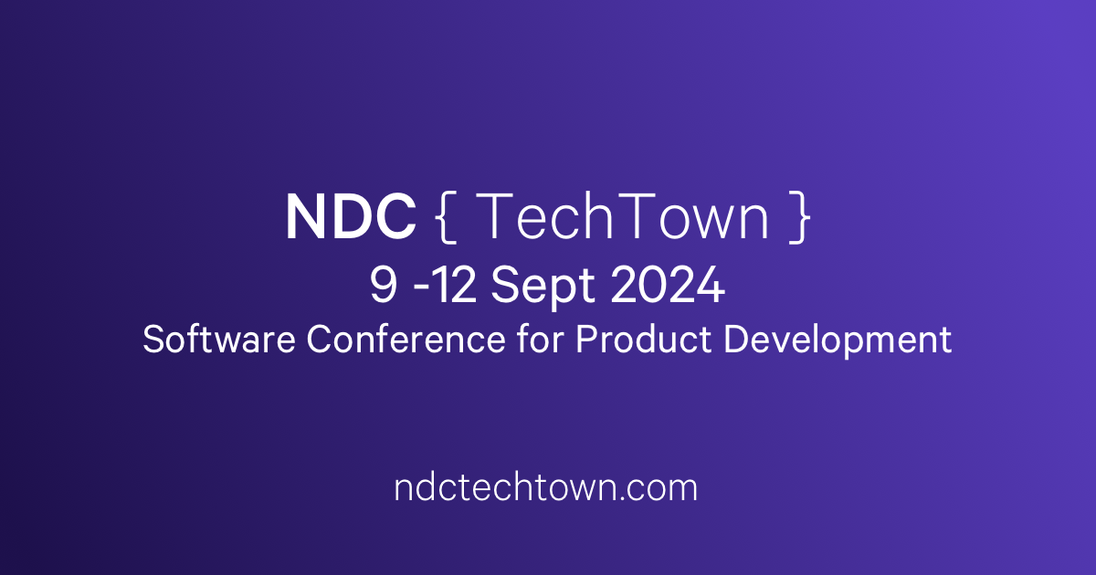 NDC TechTown 2024 | C, C++, Embedded - Software Conference for Product Development