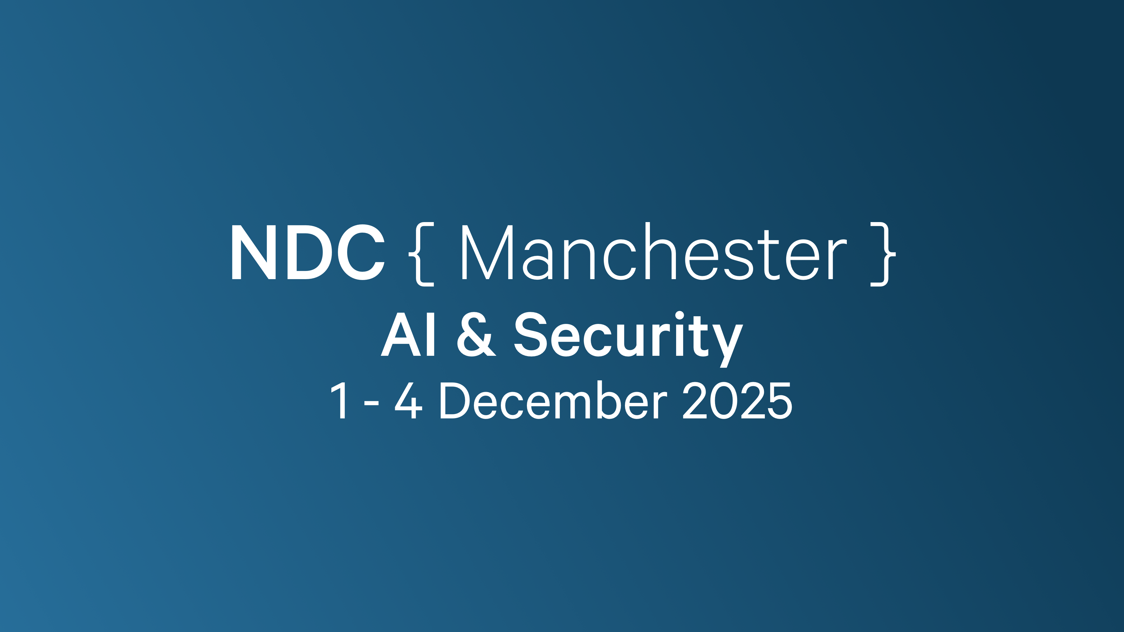 Evening Events - NDC Manchester 2025 | AI & Security