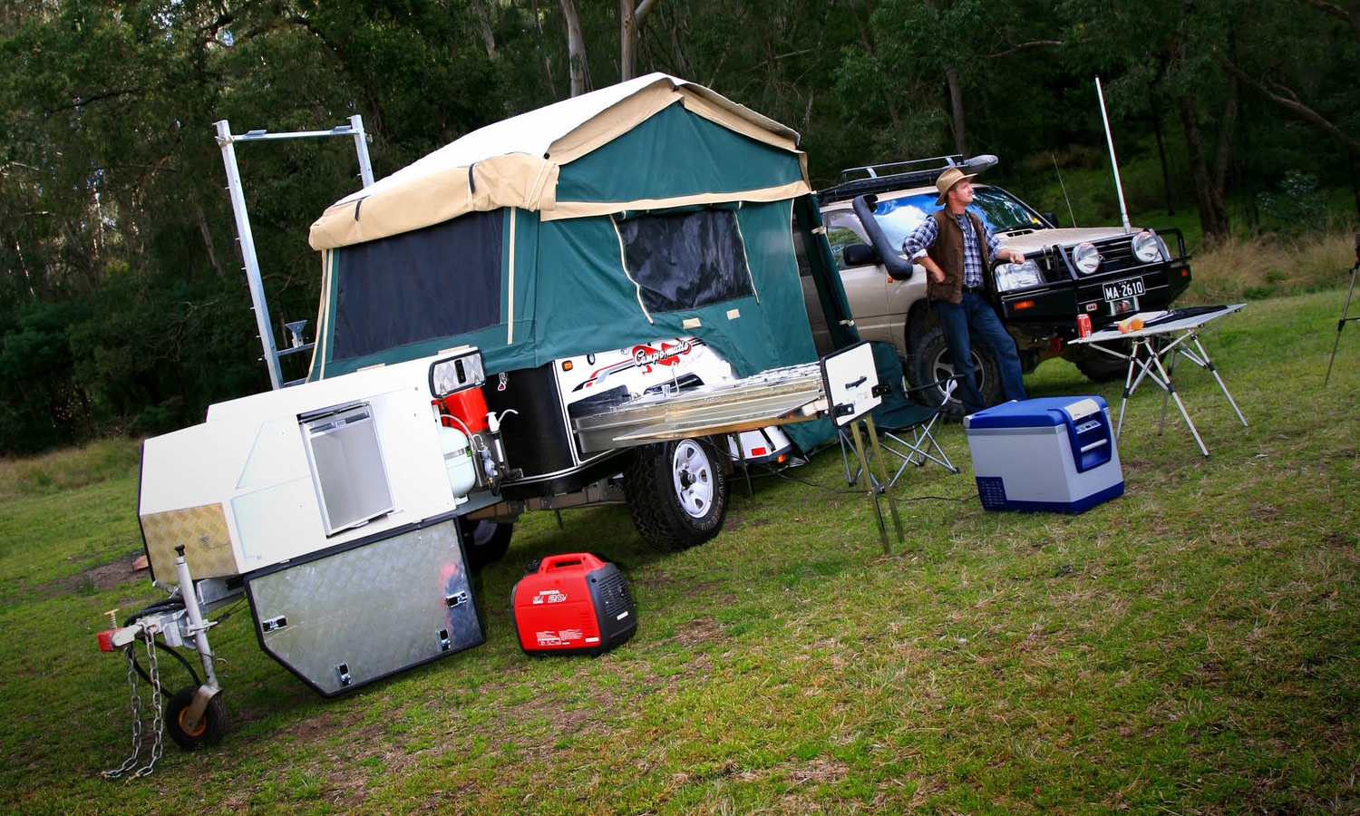 The set-up of this camper isn’t automatic but it sure is easy! | Club 4x4