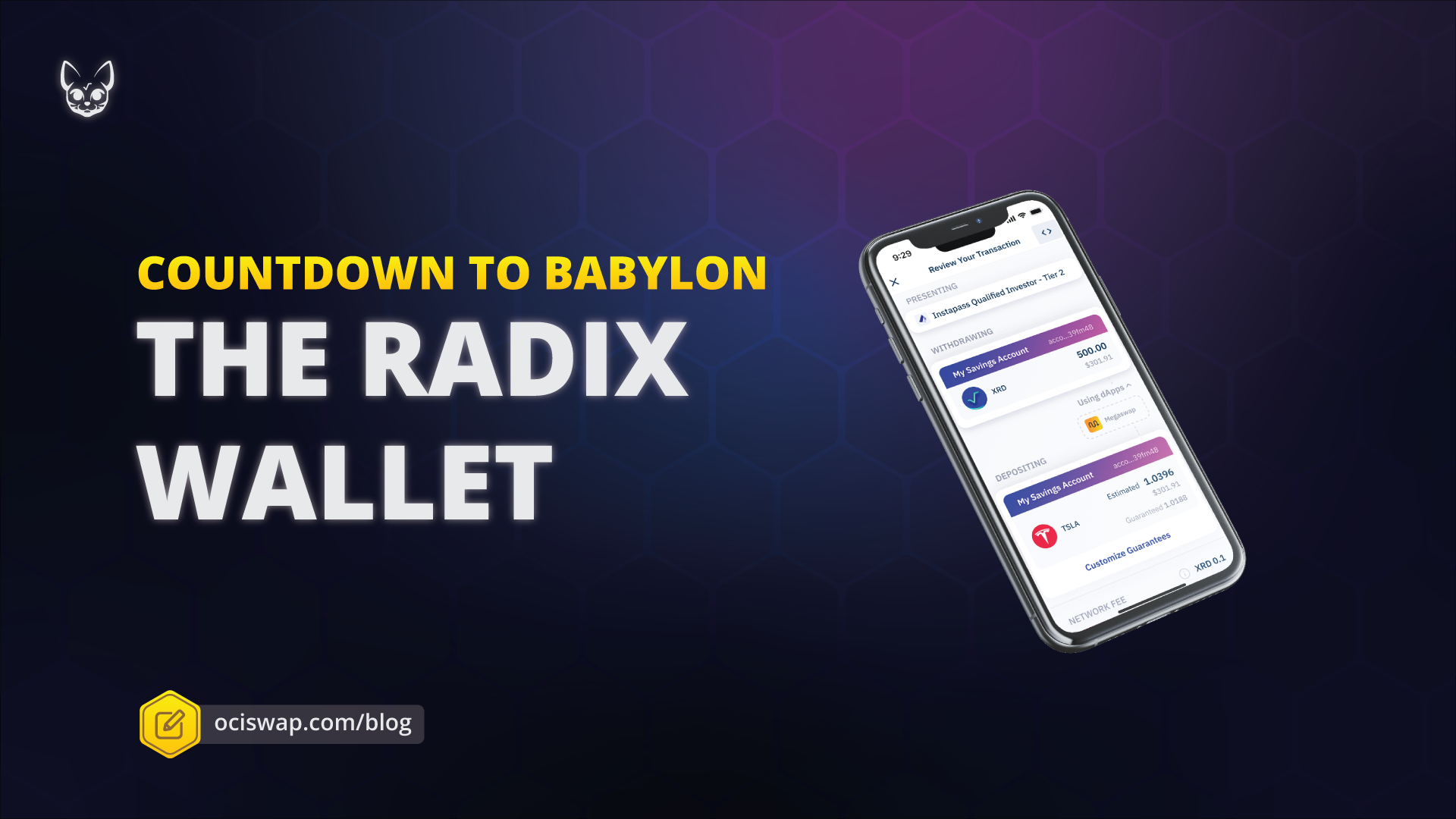 Ociswap DEX | The Front Page of Radix