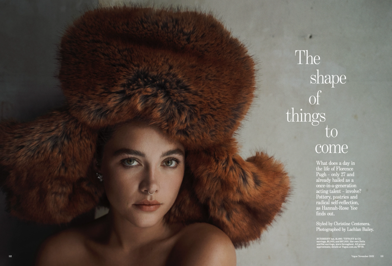 Vogue Australia- November 2023 Cover – Work | Rosco