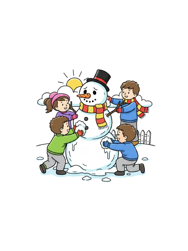 Vinter Tegninger Til Fargelegging – 32+ Gratis Motiver