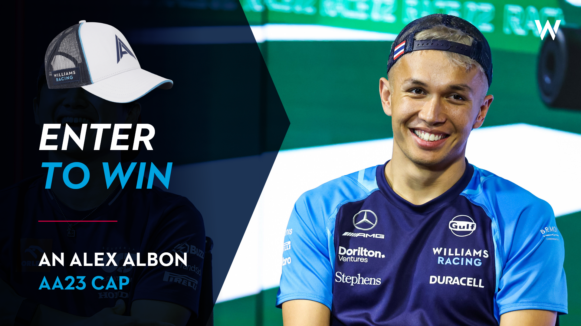 COMPETITION: Win a 2023 Alex Albon cap | Williams Racing