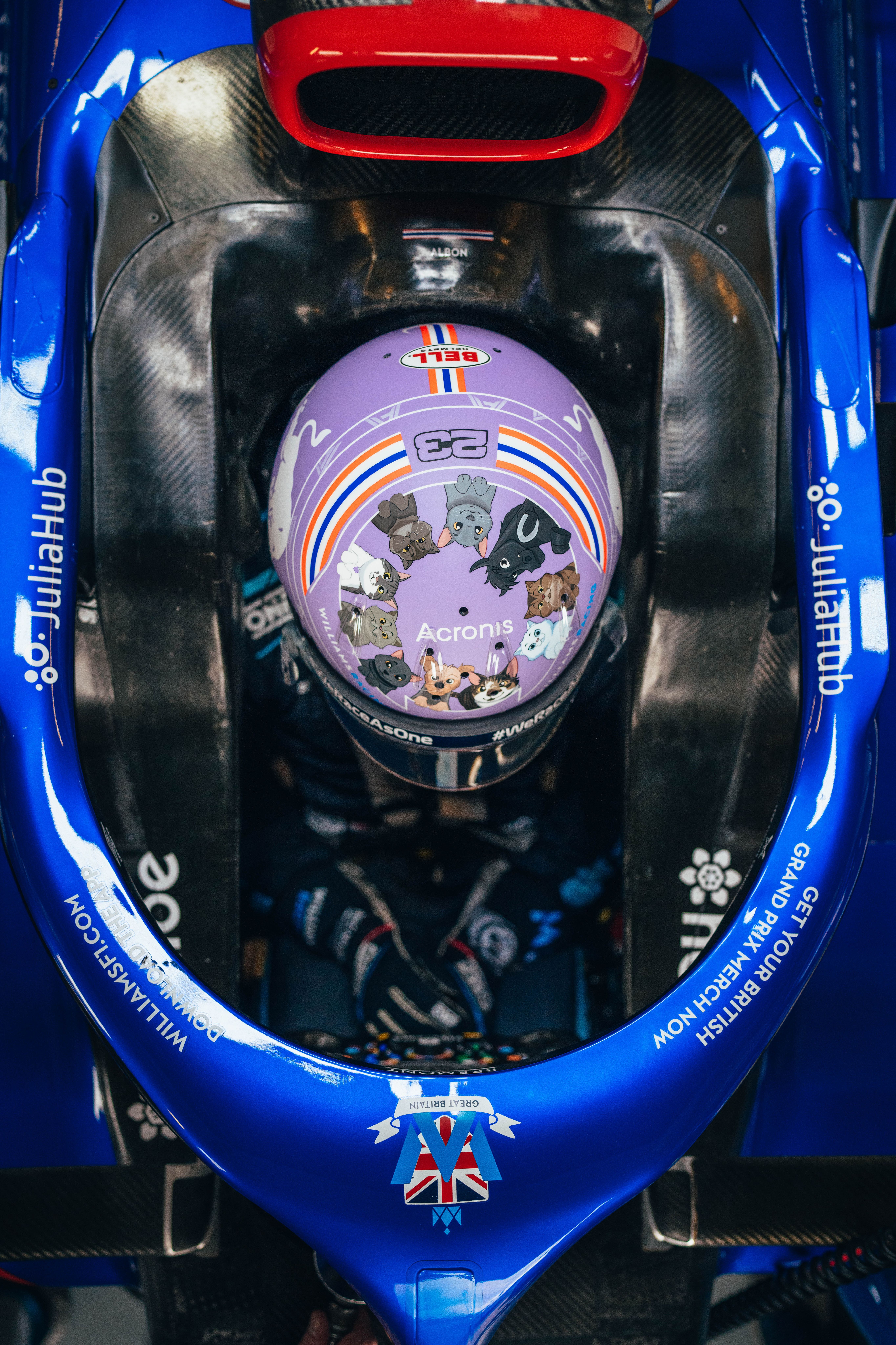 In Photos: Alex Albon's 2022 lids so far | Williams Racing
