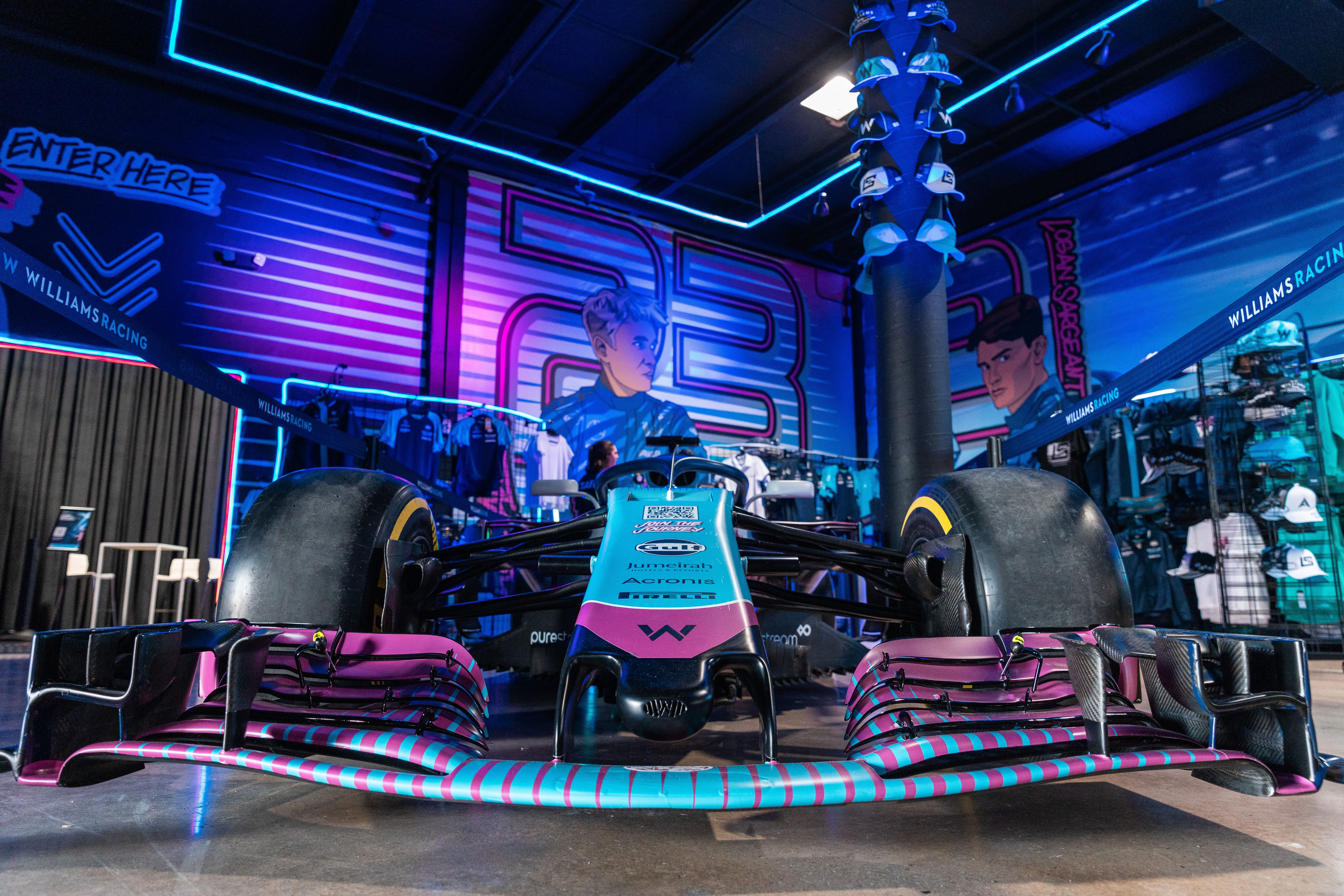 In Photos: Go inside our Miami pop-up | Williams Racing