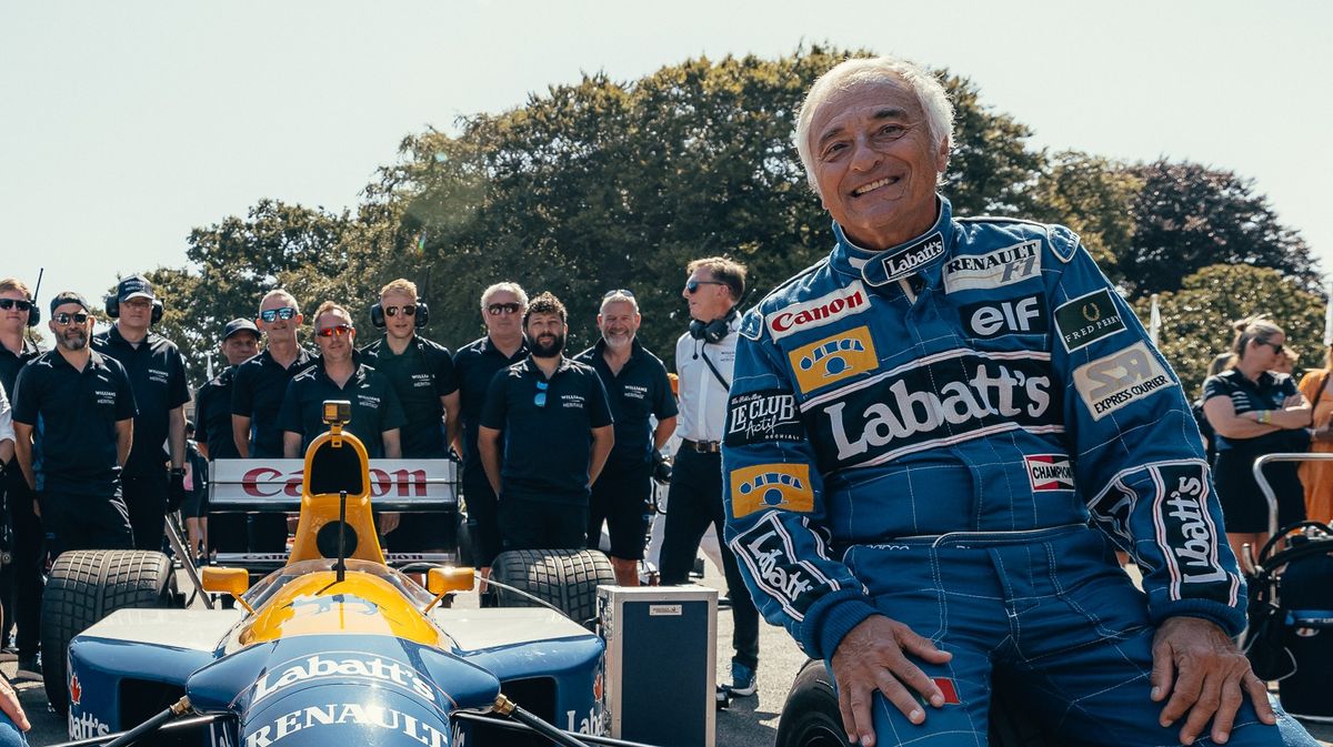 Riccardo Patrese Reunites with Williams Icons | Atlassian Williams F1 Team