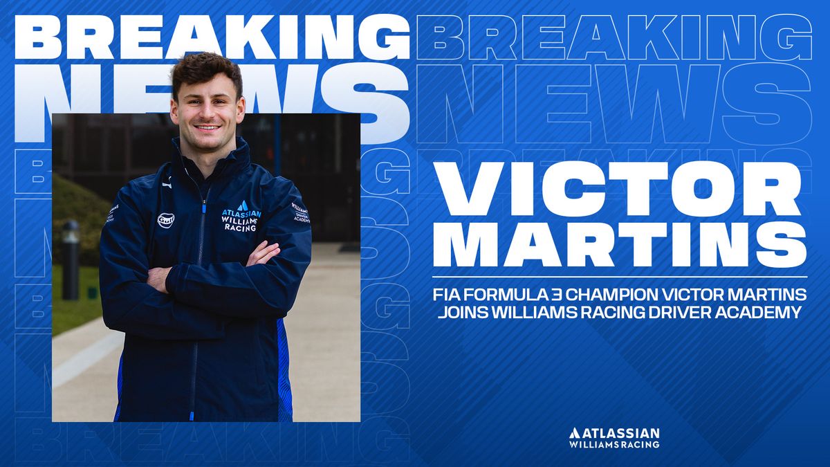 FIA Formula 3 Champion Victor Martins joins Williams Racing Driver ...