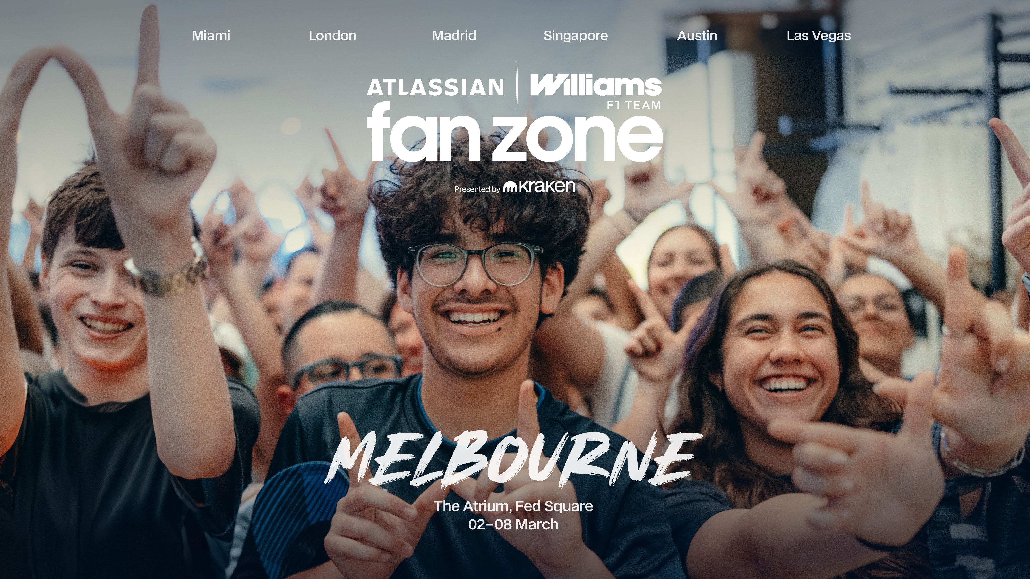 Atlassian Williams F1 Team Fan Zone presented by Kraken kicks off the ...