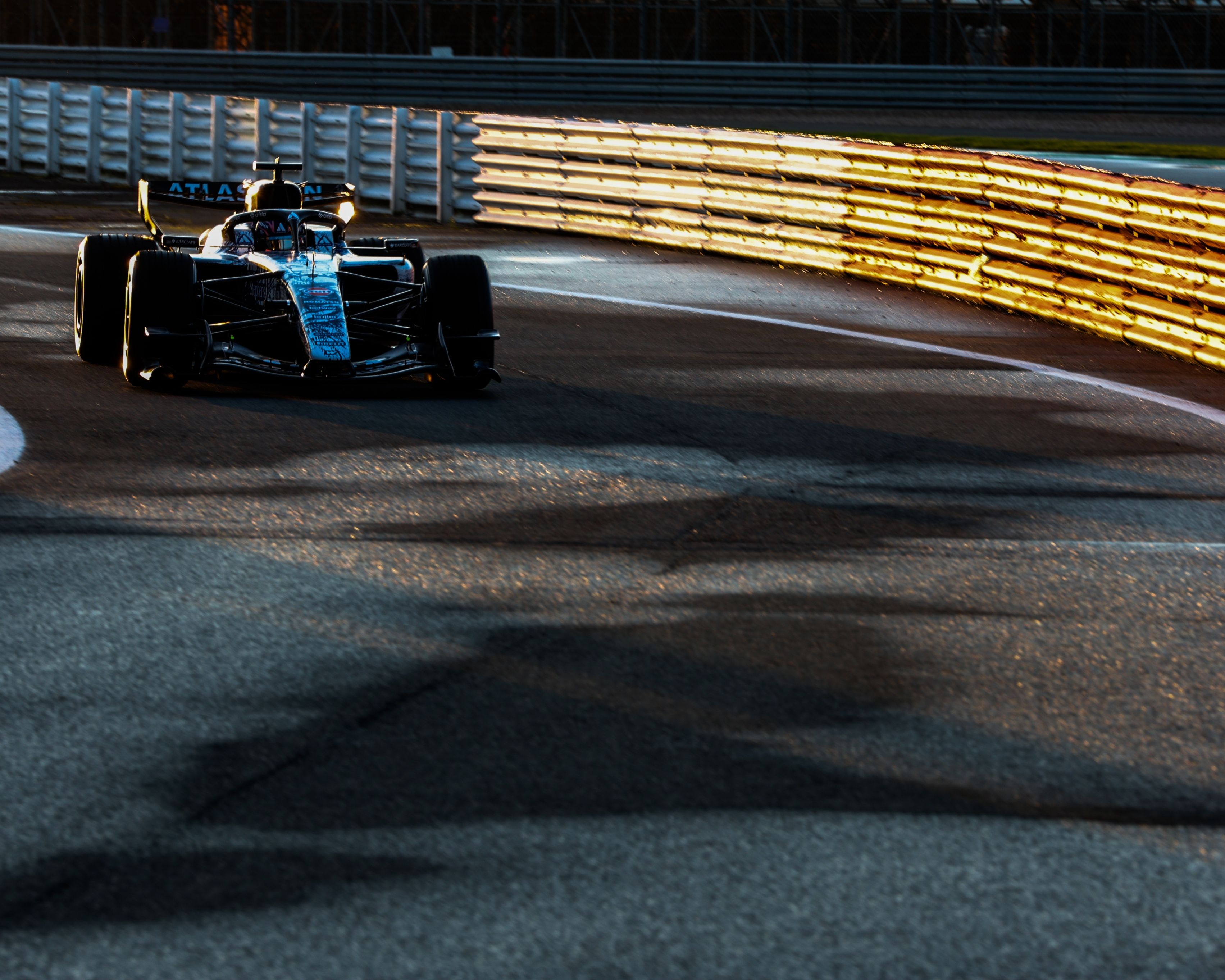 The FW48 hits the track, claim your testing livery badge now ...