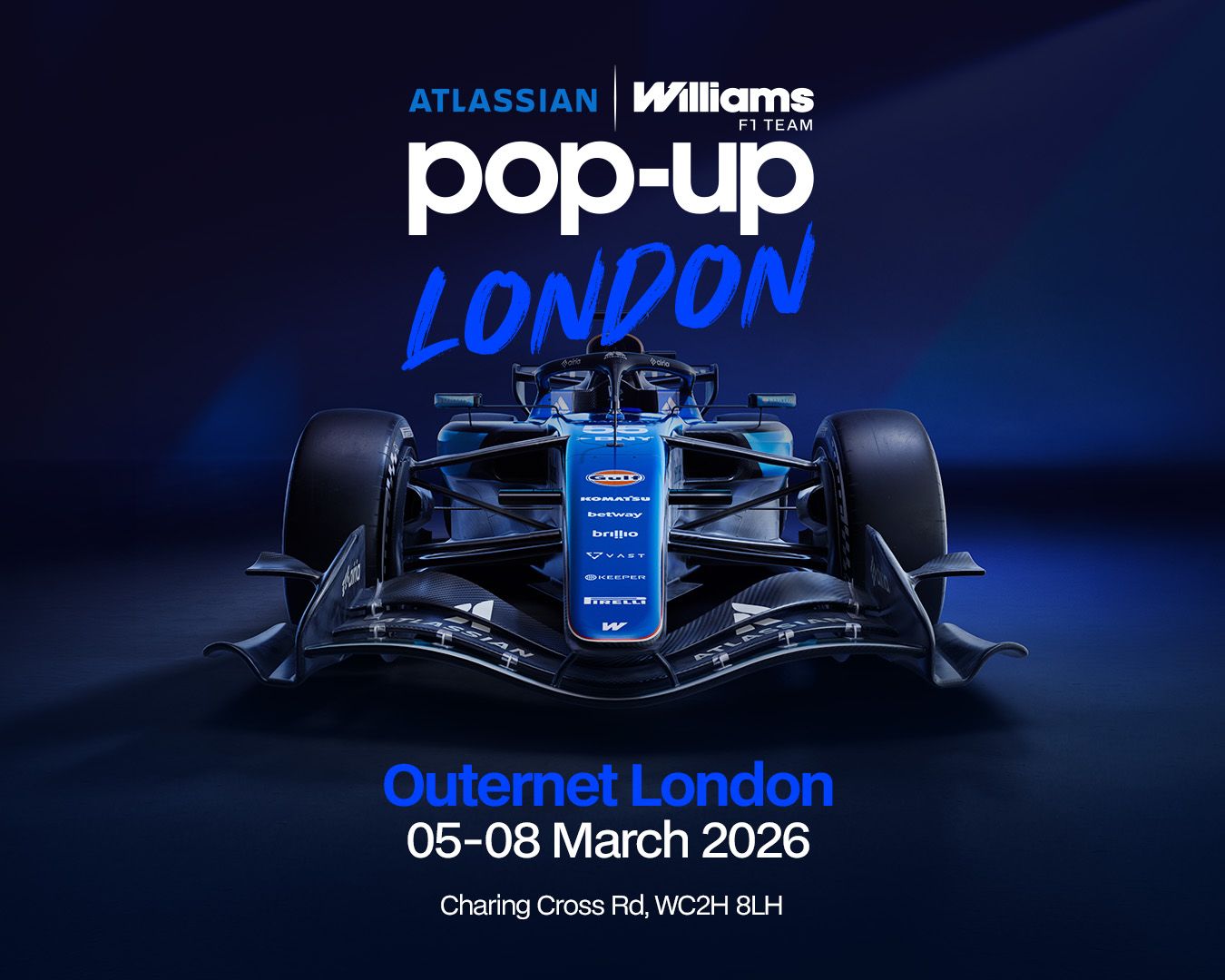 Visit the Atlassian Williams F1 Team London Pop-Up | Atlassian Williams ...