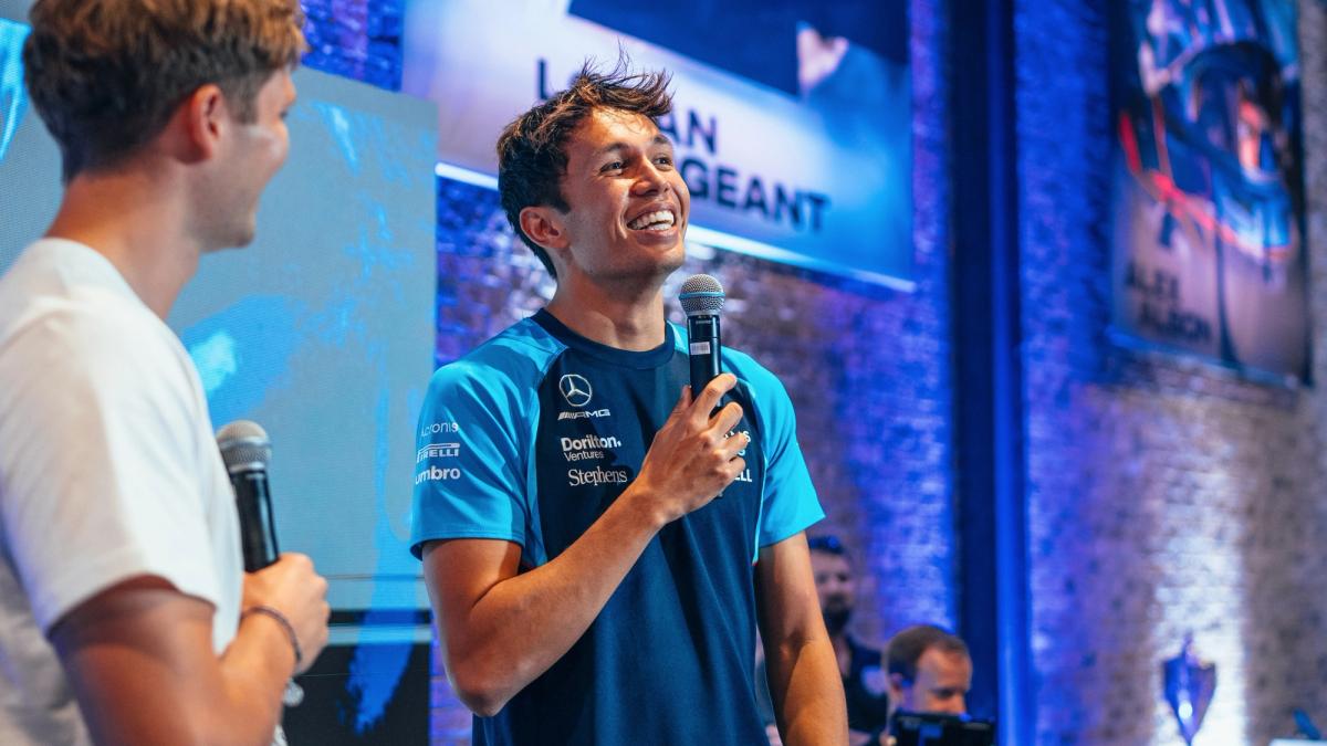 Confirmed Williams Racing Las Vegas Fan Zone appearance timings ...