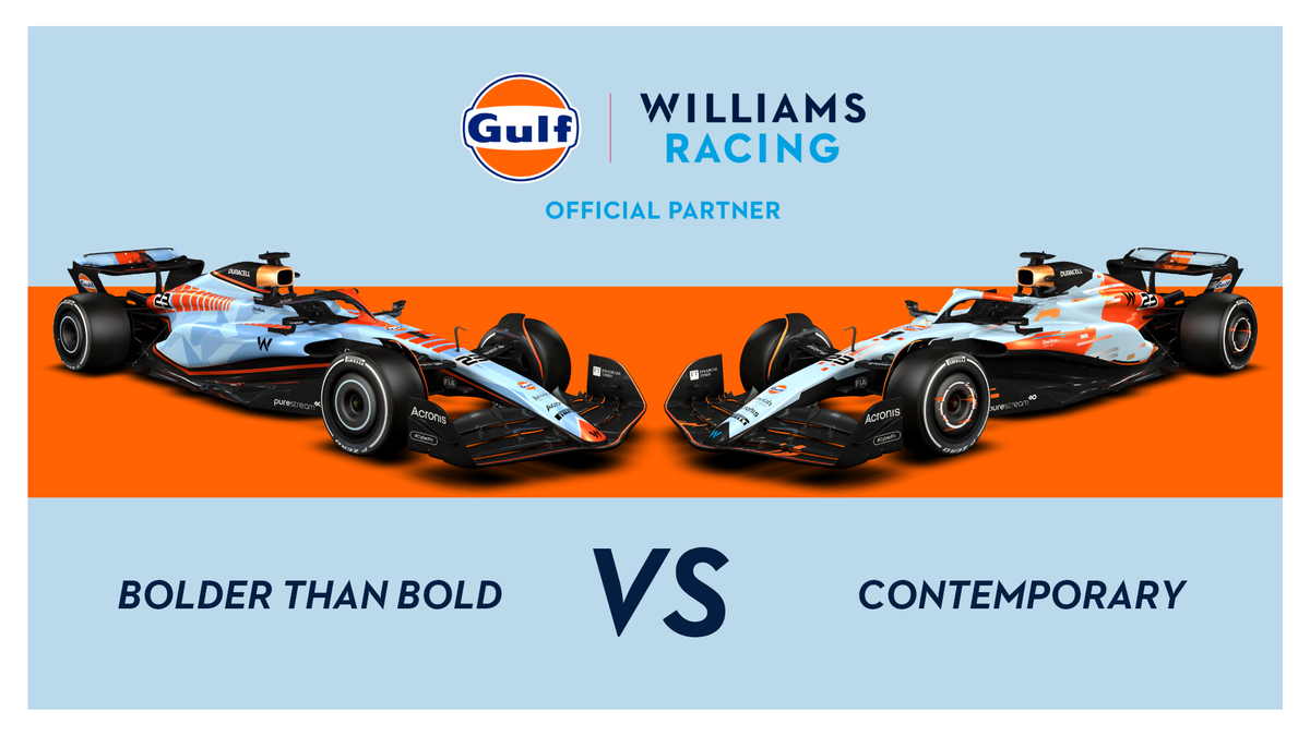ROUND 1: Vote now to choose your first Gulf livery finalist | Atlassian ...