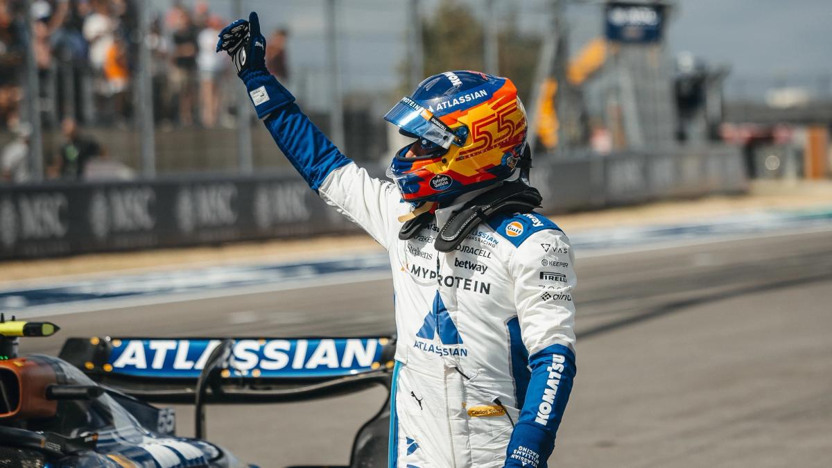 “I like the fact you’re making a habit of finishing on the podium ...