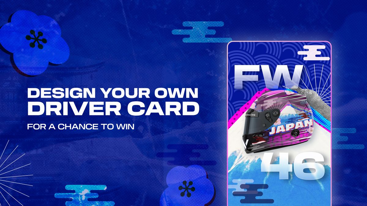 Design your own Williams Driver Card helmet | Atlassian Williams F1 Team
